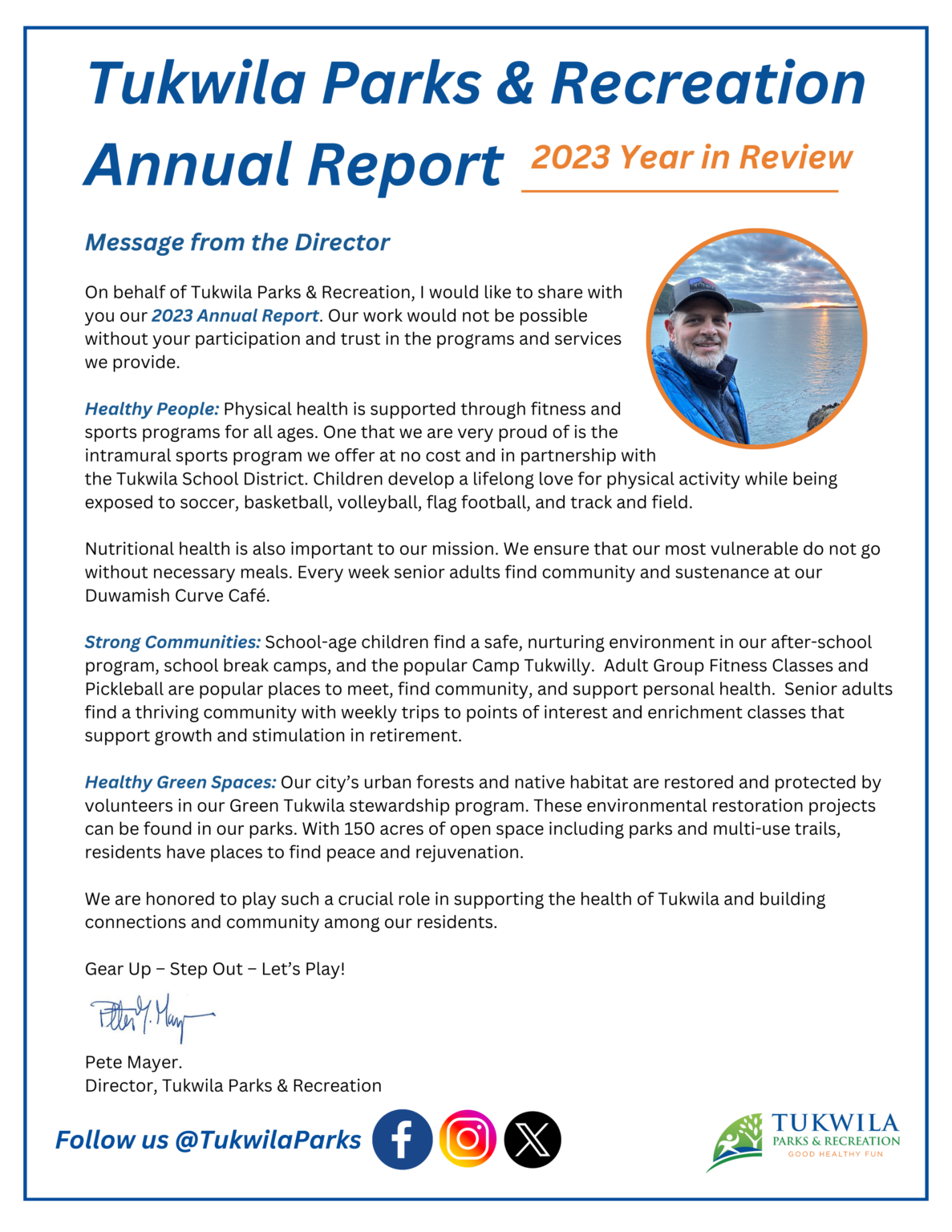 2023 Annual Report - City of Tukwila